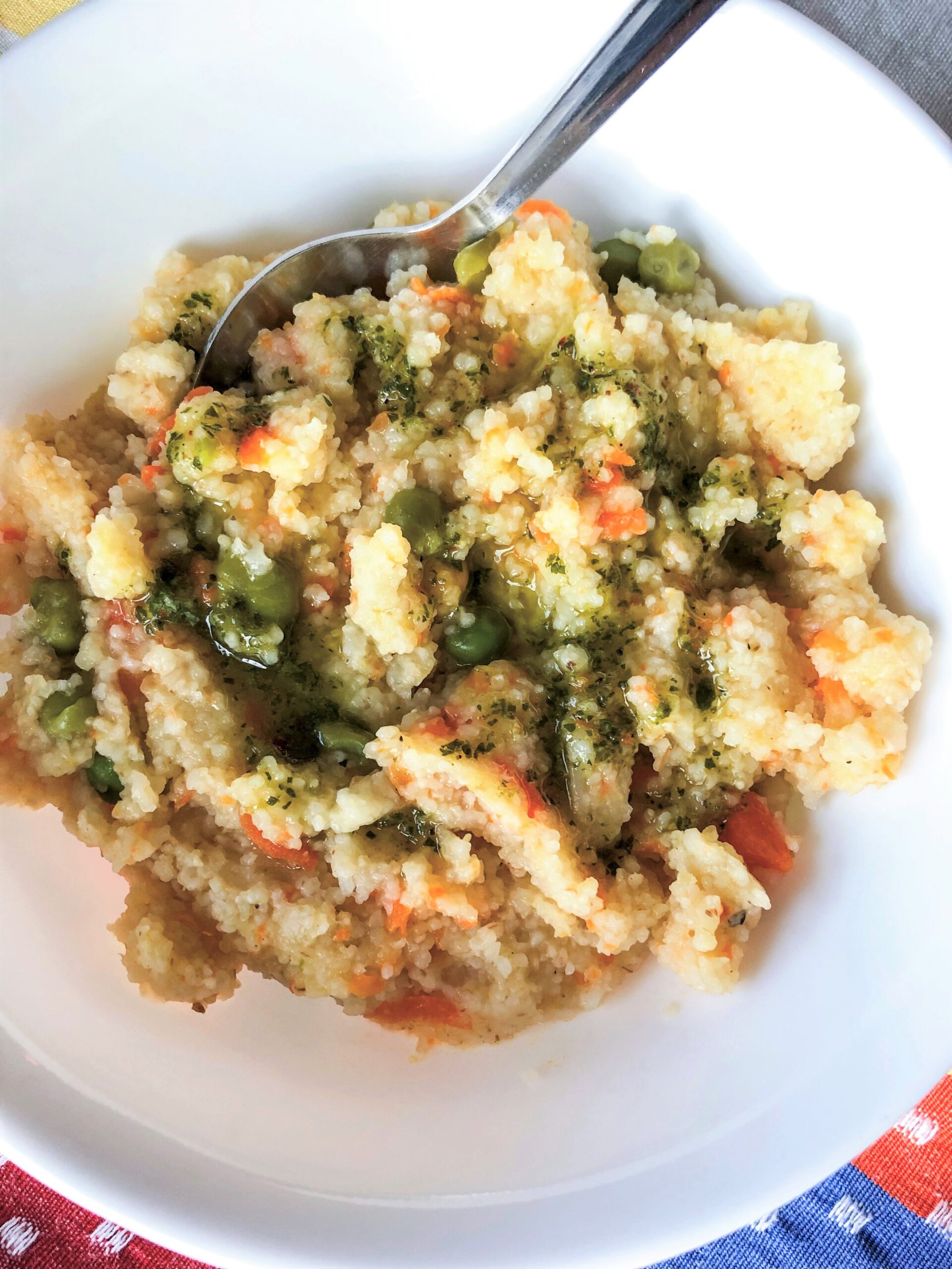 Quick Savory Daliya – Cracked Wheat with Carrots and Peas - The Kitchen ...