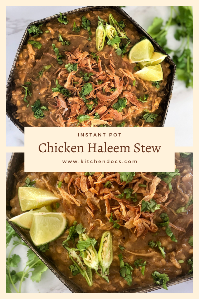 Friendly Fridays - Roshani's Easy Instant Pot Chicken Haleem - The ...