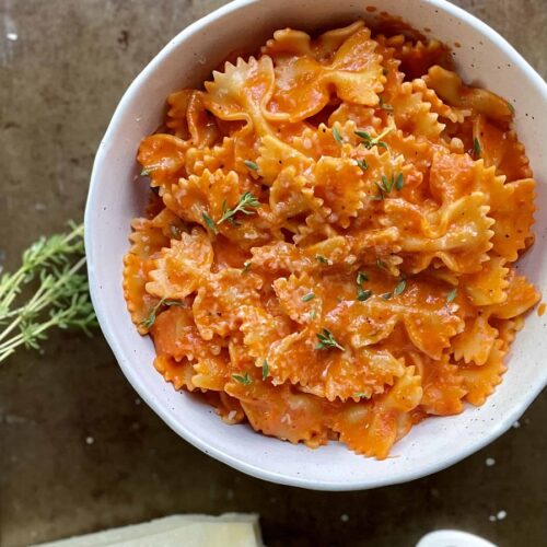 Roasted Red Bell Pepper Sauce Pasta