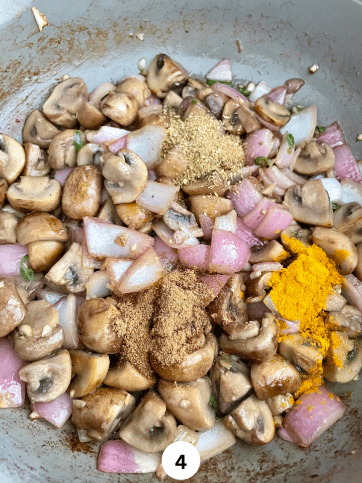 Easy Butter Garlic Mushrooms Recipe with Indian Flavors - The Kitchen Docs