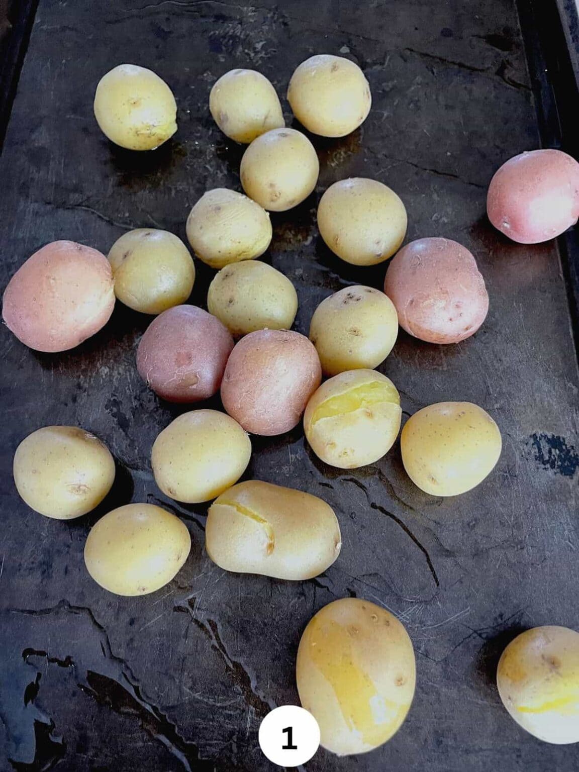Crispy Smashed Potato Salad with Charred Corn - The Kitchen Docs