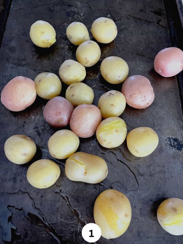 Crispy Smashed Potato Salad with Charred Corn - The Kitchen Docs