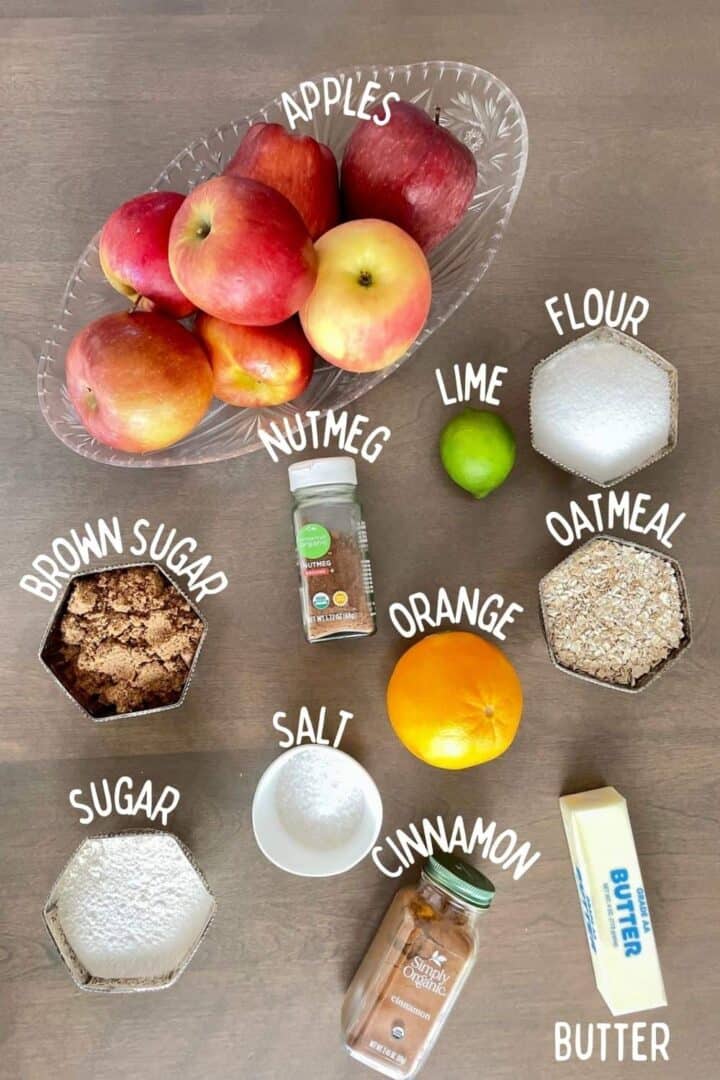 Easy Apple Crisp Recipe with Oatmeal Topping - The Kitchen Docs