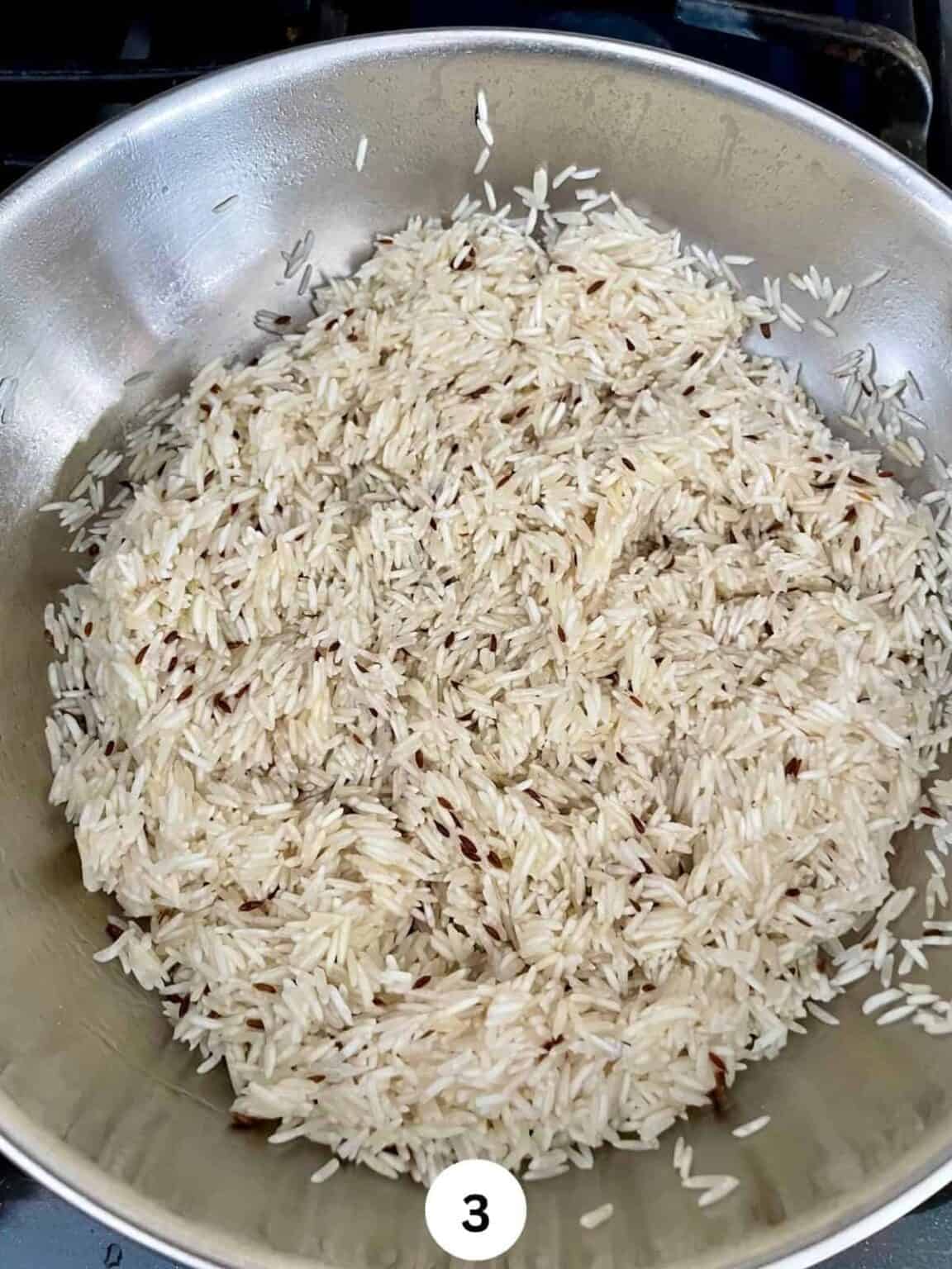 Indian Cumin Rice or Jeera Rice Recipe - The Kitchen Docs