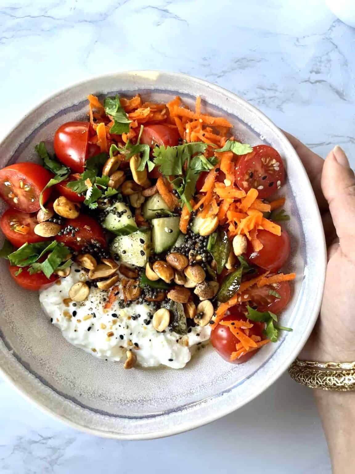 Savory High Protein Cottage Cheese Bowl - The Kitchen Docs